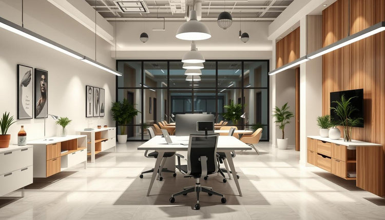 What colors work best for office and workspace design? | Ametra.ai